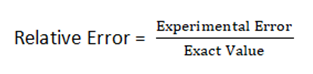 How to calculate Experimental Error? - Techyv.com