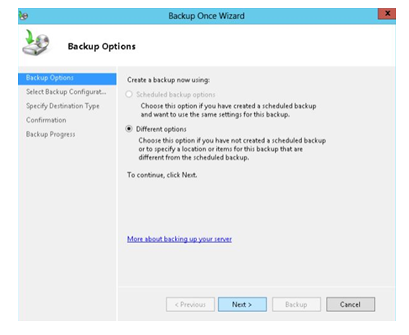 How to create a Windows 2012 r2 server backup? - Techyv.com