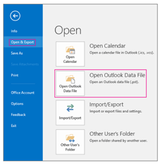 Kindly explain how to open Outlook data file(s) on my computer - Techyv.com