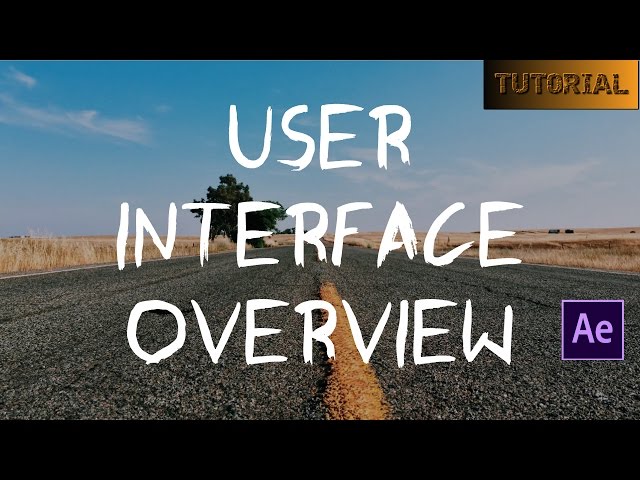 Adobe After Effects User Interface Overview - Techyv.com