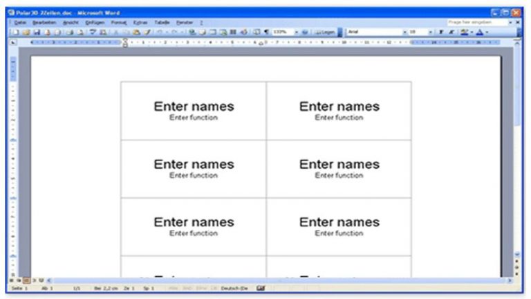 Making Of Name Tag Template Microsoft Word In Few Easy Steps. - Techyv.com