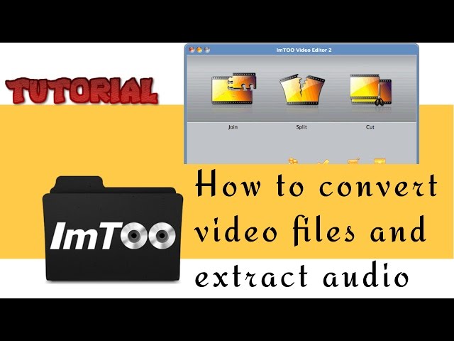 How to convert video files and extract audio from video with Imtoo - video tutorial by TechyV ...