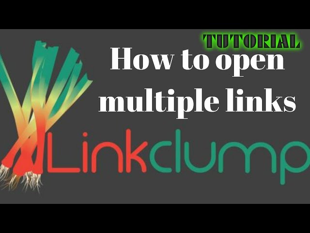 How to open multiple links with LinkClump and Multi Links | video tutorial by TechyV.com ...
