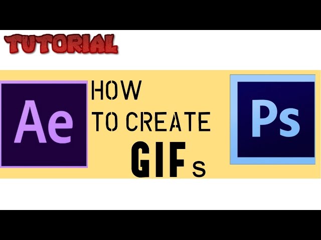 Learn how to create a .gif using Adobe After Effects and Photoshop ...